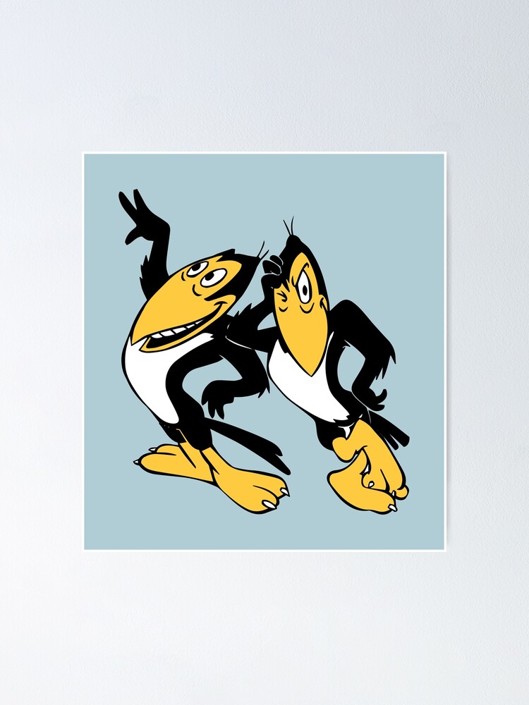 " Heckle and Jeckle - Saturday Morning Cartoons" Poster for Sale by ...