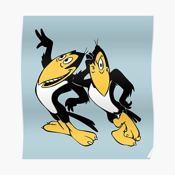 " Heckle and Jeckle - Saturday Morning Cartoons" Poster for Sale by ...