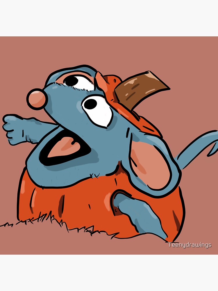 "Halloween Tutter Mouse " Sticker for Sale by Teenydrawings | Redbubble