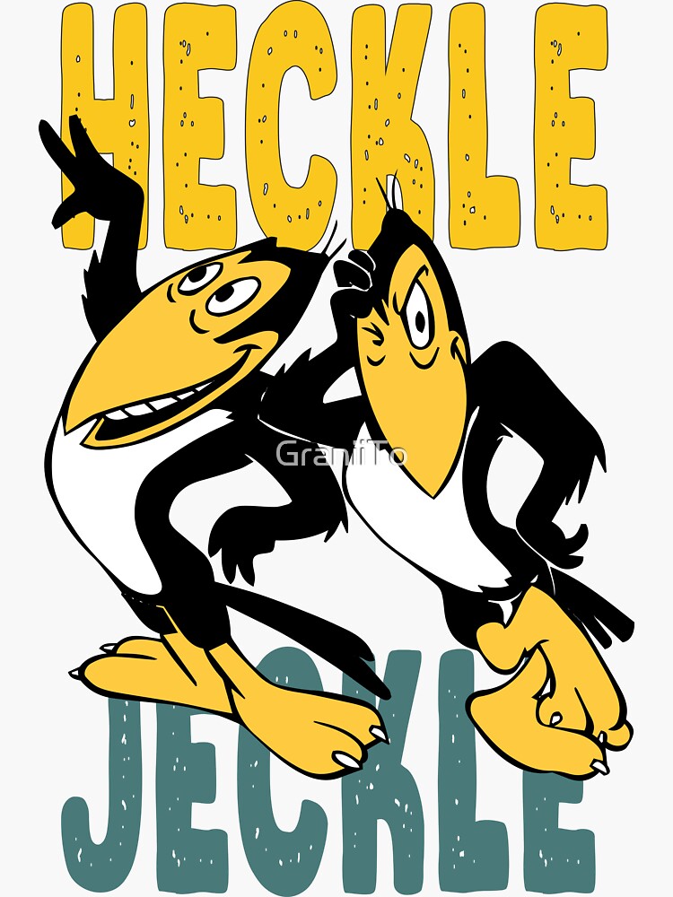 "Heckle and Jeckle - Saturday Morning Cartoons" Sticker for Sale by ...