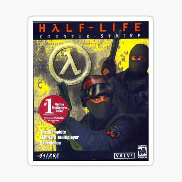 "Half-Life: Counter-Strike | Sierra Box Art 2000" Sticker for Sale by ...
