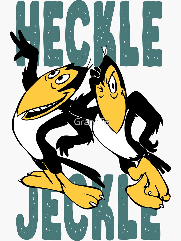 "Heckle and Jeckle - Saturday Morning Cartoons" Sticker for Sale by ...