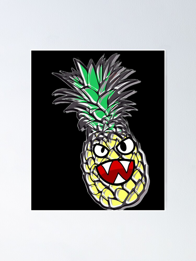 "Angry Pineapple Baby" Poster for Sale by Swagmode | Redbubble