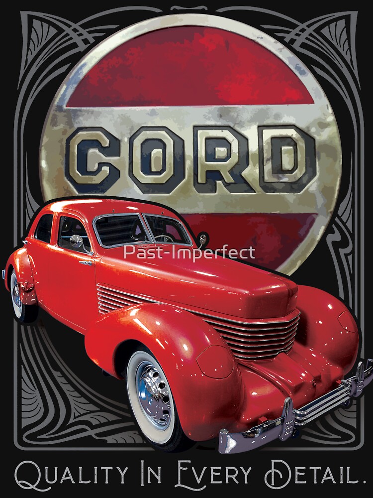 "Cord Automotive - Defunct Automaker - 1930s Classic Car" T-shirt for ...