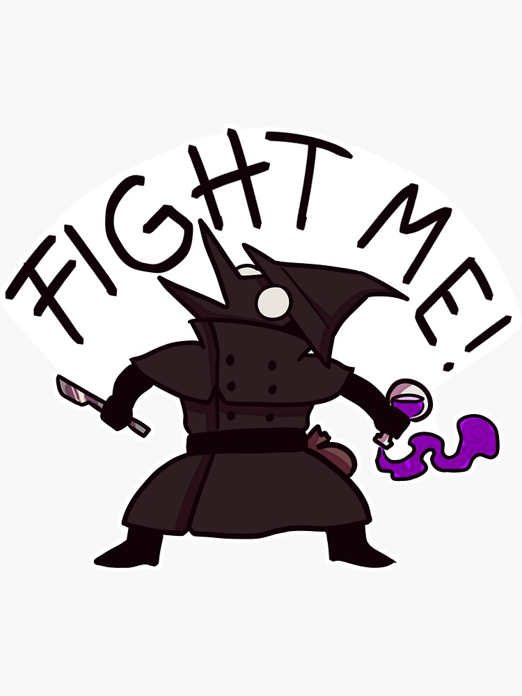 "Mini BirdMan Fight Me!" Sticker for Sale by LittleSorcerers | Redbubble