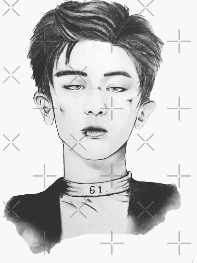 "EXO - Chanyeol" Sticker by enami | Redbubble