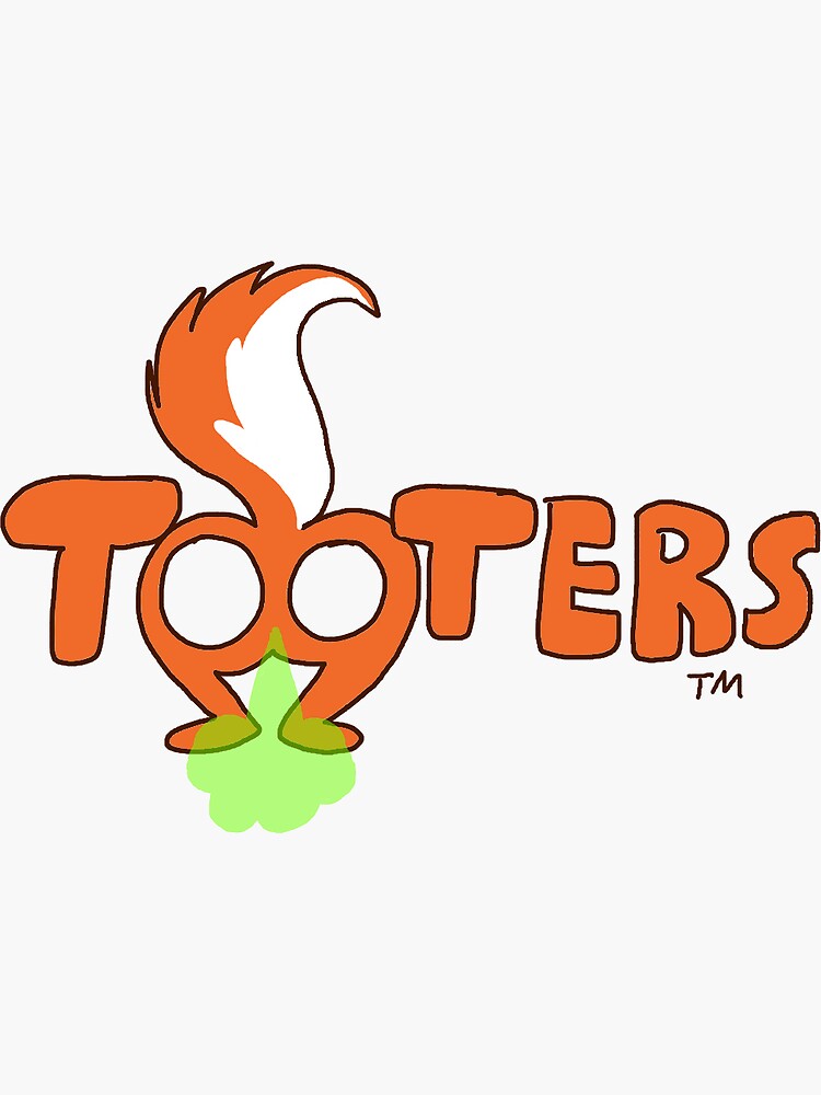 "Tooters" Sticker for Sale by SkunkWaifu | Redbubble