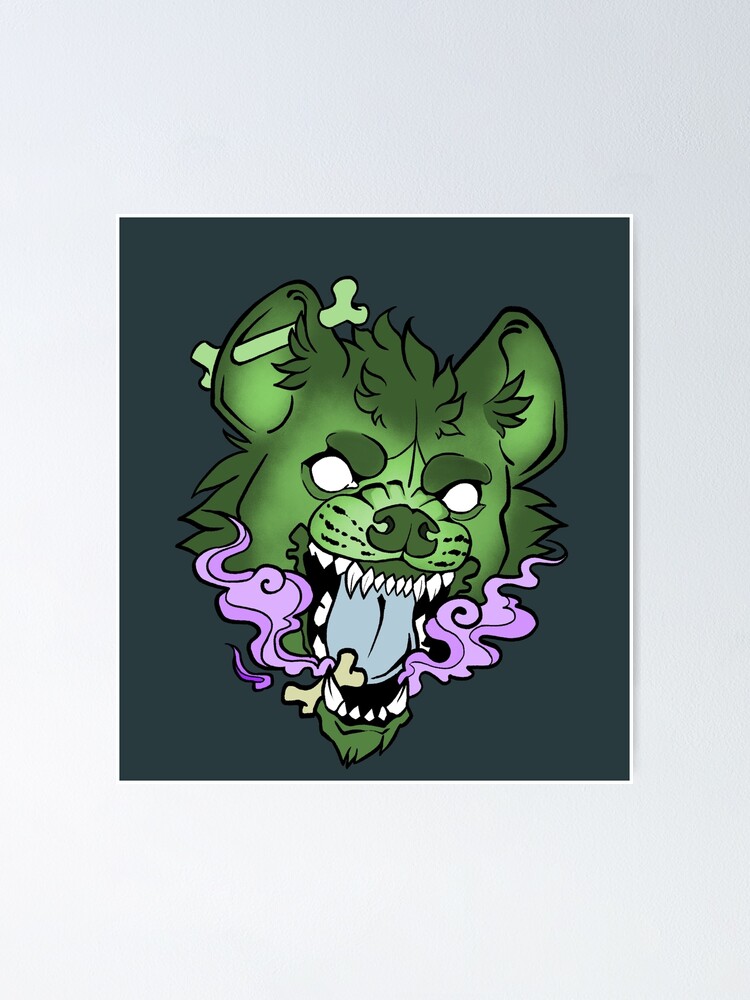 "Ghost Hyena" Poster for Sale by soundandscar | Redbubble