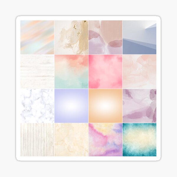 "Square Pattern Design-soft pink" Sticker for Sale by TondoMeander ...