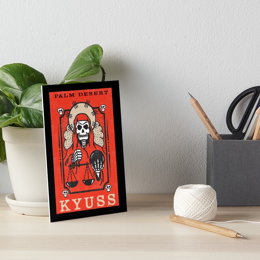 "Kyuss - vintage print life and death music poster. Original ...