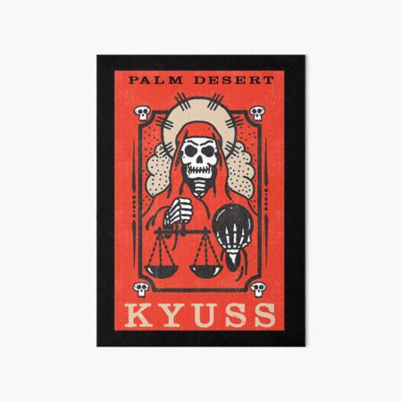 "Kyuss - vintage print life and death music poster. Original ...