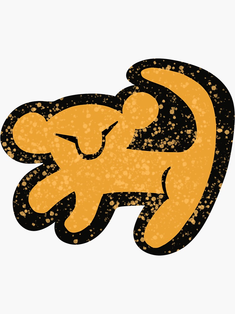 "Simba Tree Painting" Sticker for Sale by mopa711 | Redbubble