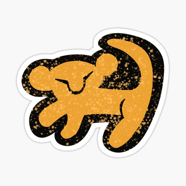 "Simba Tree Painting" Sticker for Sale by mopa711 | Redbubble