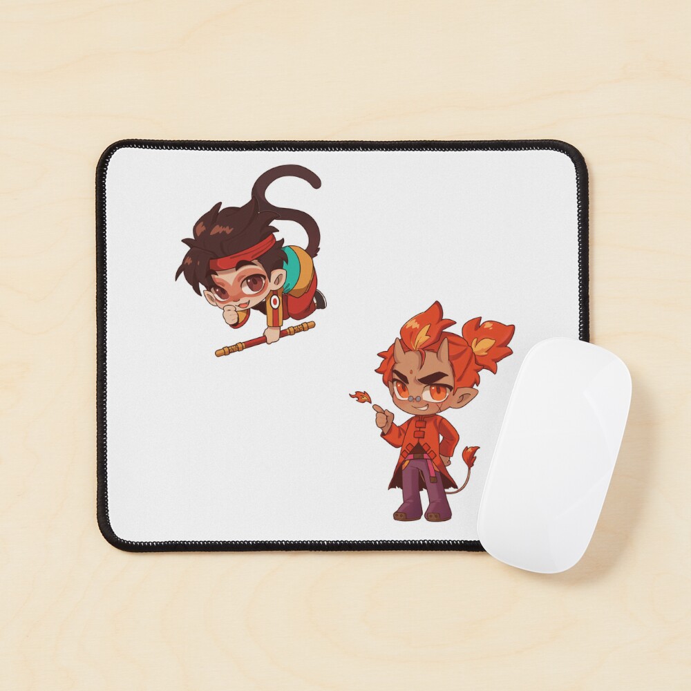 "Monkey Mk and Red Son" Sticker for Sale by pockkii | Redbubble