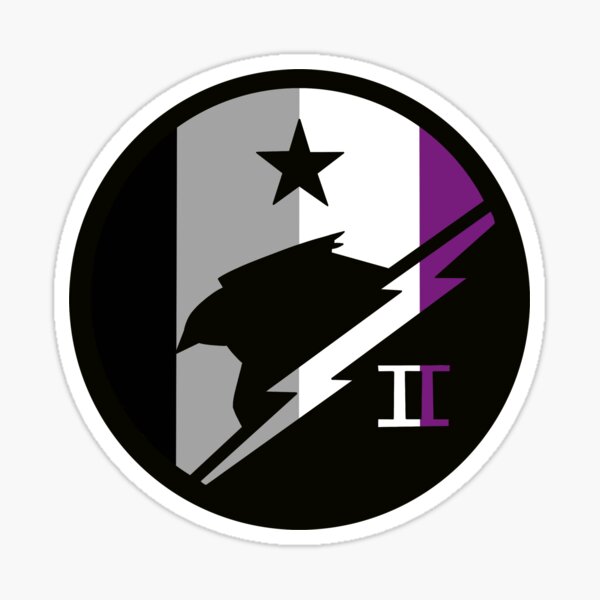 "Halo Asexual Pride Fireteam Logo" Sticker for Sale by TwilightMarket ...