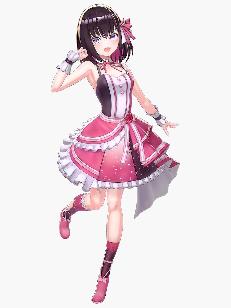 "AZKi Full Body Sticker" Sticker for Sale by UwU-Senpai | Redbubble