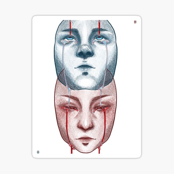 "It is all the same" Sticker for Sale by Wolvenlion | Redbubble