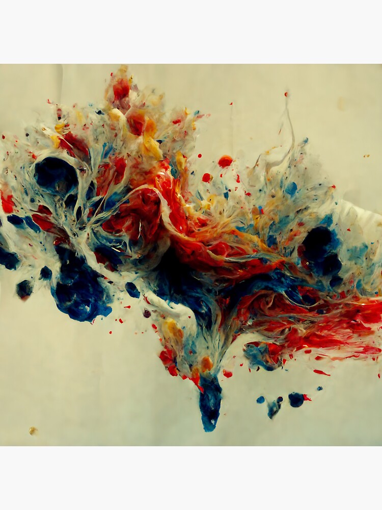 "Color Splash 1" Sticker for Sale by Fiishpond | Redbubble