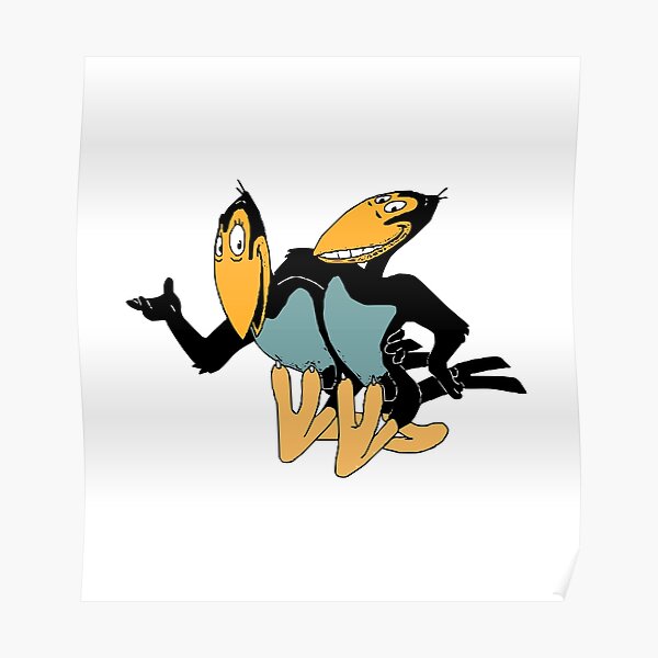 "Heckle and Jeckle - Saturday Morning Cartoons" Poster for Sale by ...