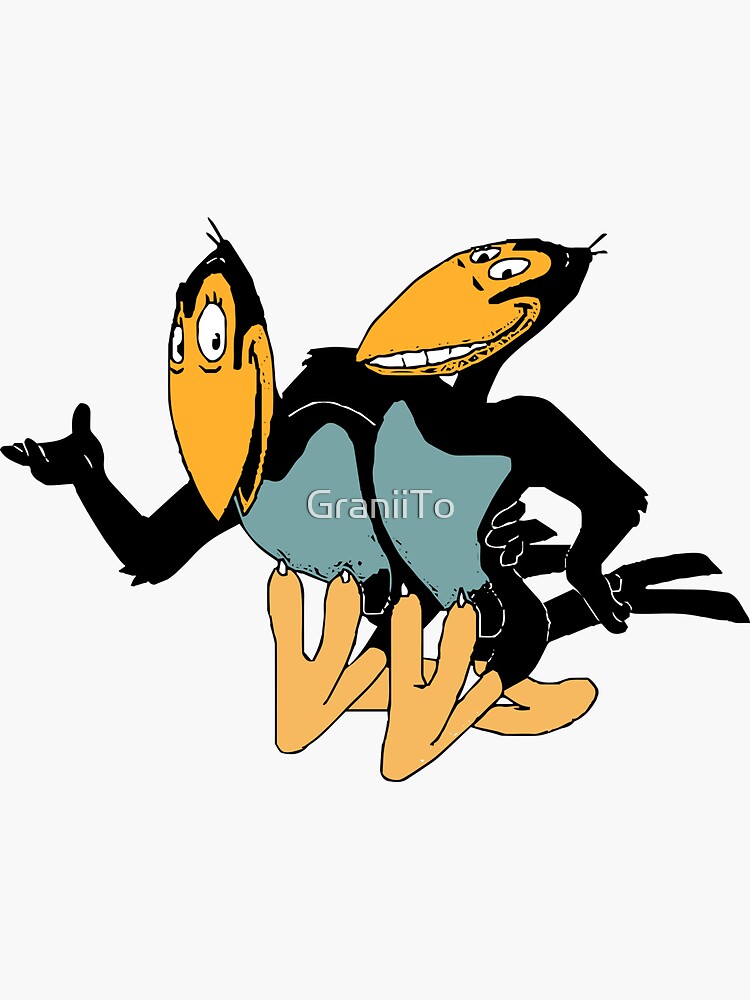 "Heckle and Jeckle - Saturday Morning Cartoons" Sticker for Sale by ...