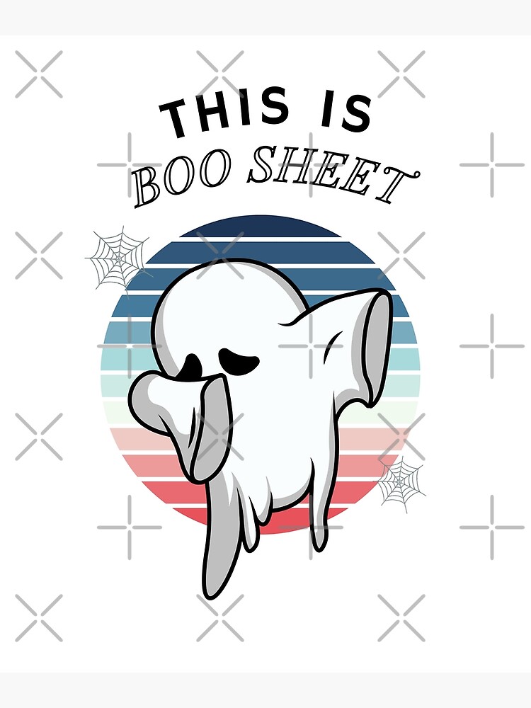 "This Is Boo Sheet Ghost Retro Halloween Costume vintage" Poster for ...
