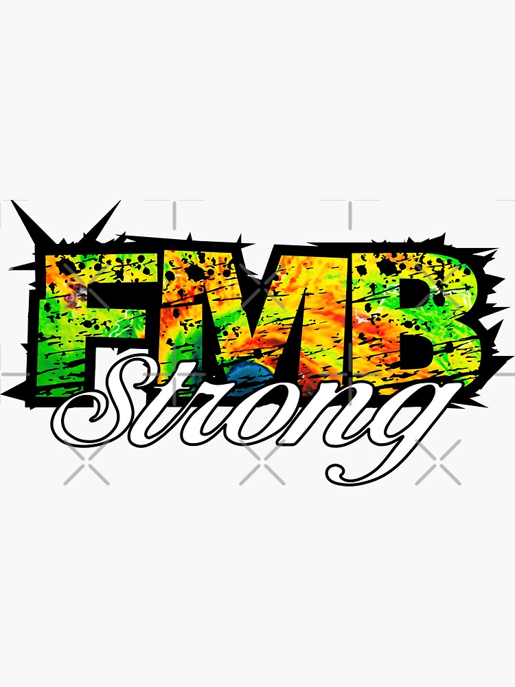 "FMB STRONG HURRICANE IAN 2022 #SUPPORT LOCAL T-SHIRT" Sticker for Sale ...