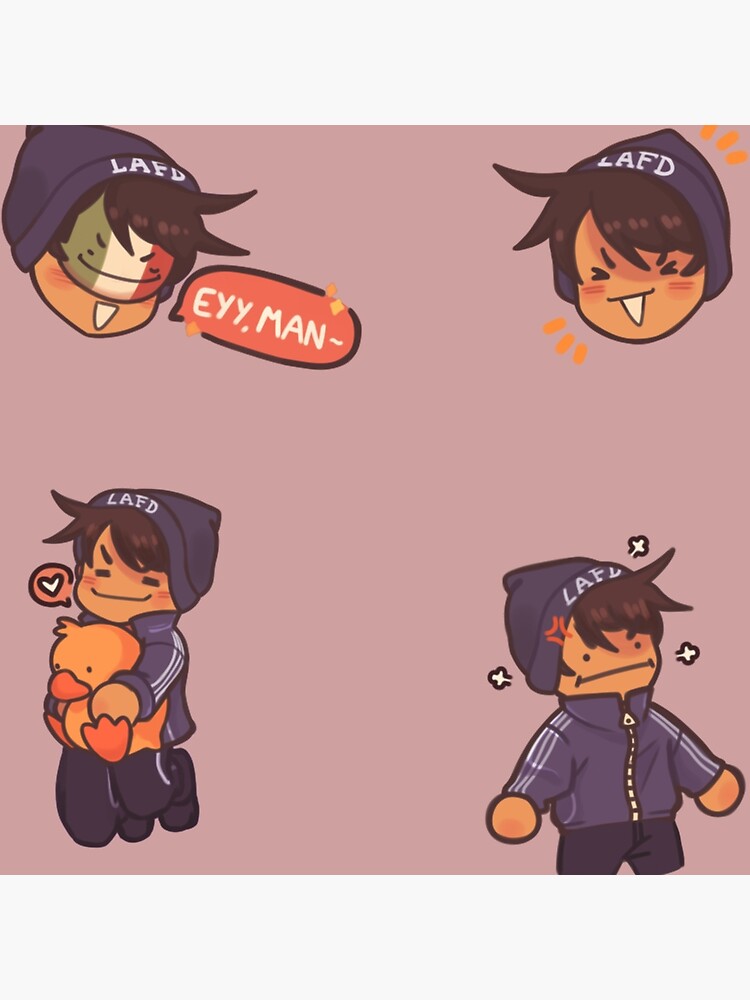 "Quackity sticker pack!!" Art Board Print for Sale by BernieGrant ...