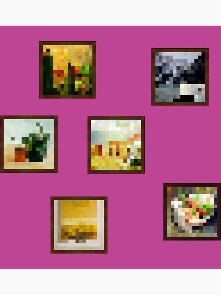 "Small Minecraft Paintings" Photographic Print for Sale by KylaBradtke ...