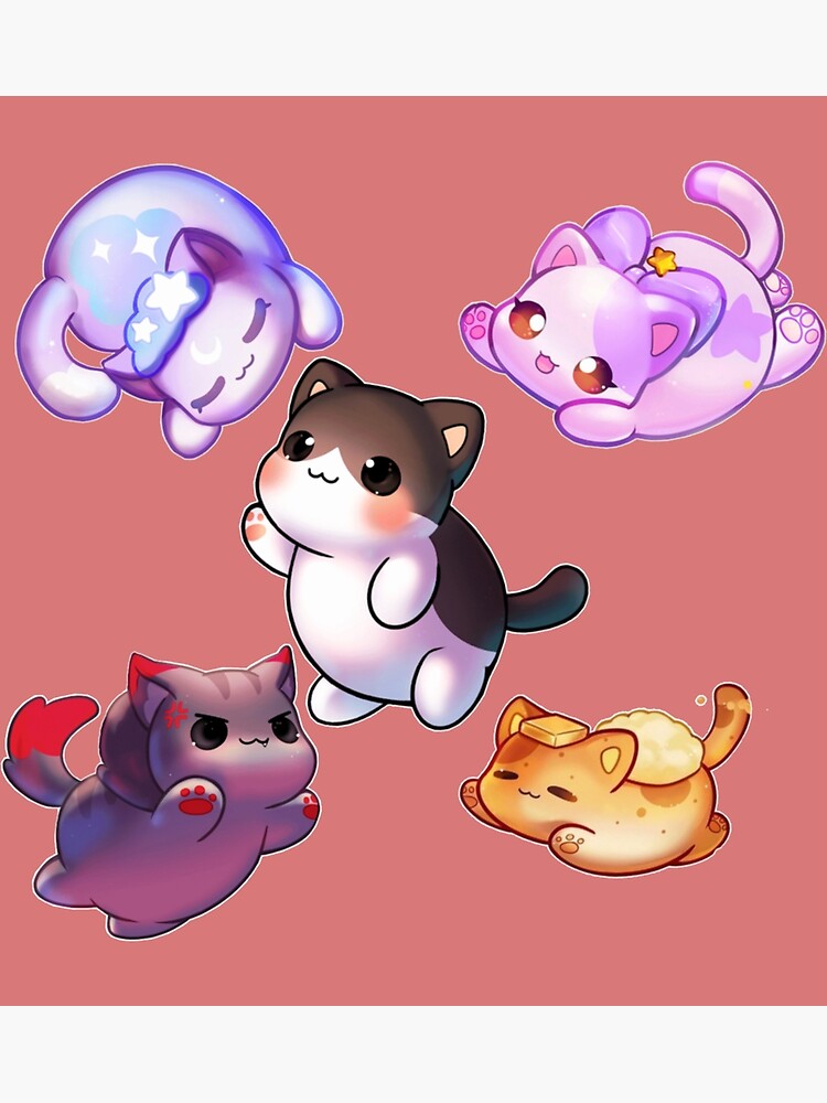 "squad cat, aphmau as cat " Poster for Sale by KylaBradtke | Redbubble