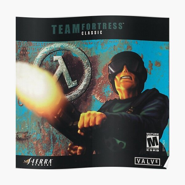 "Half-Life: Team Fortress Classic | Sierra Box Art 1999" Poster for ...