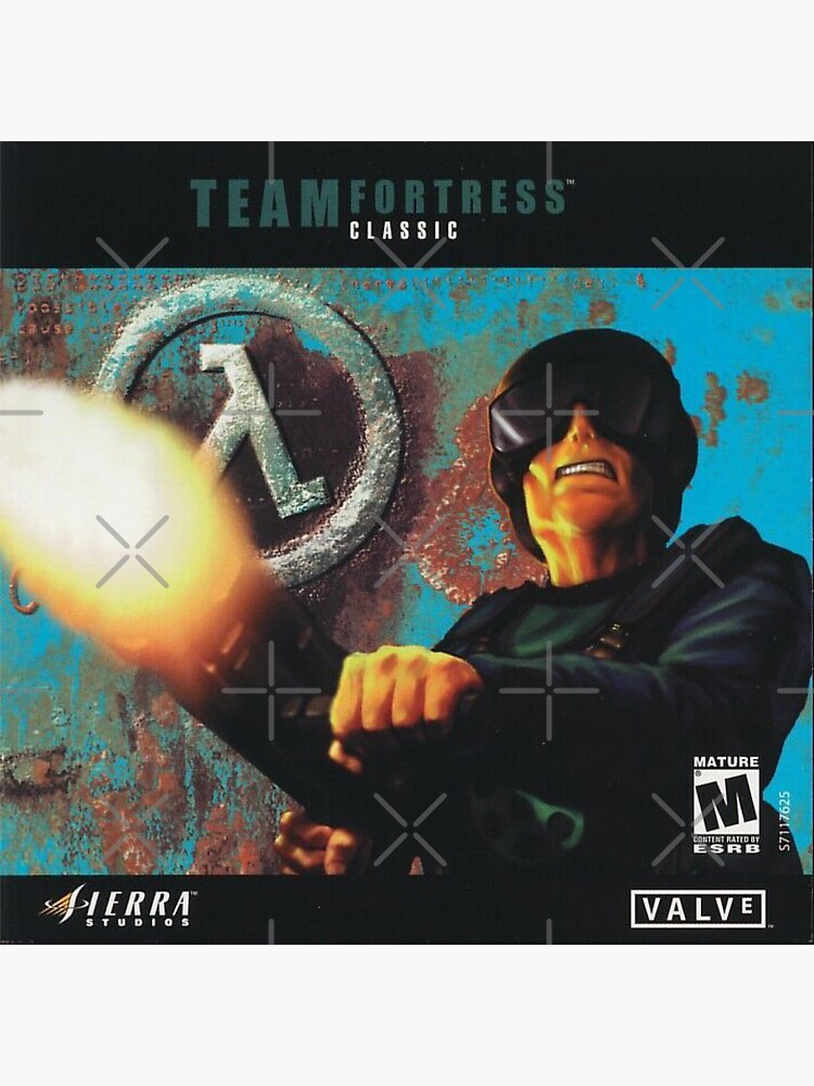 "Half-Life: Team Fortress Classic | Sierra Box Art 1999" Sticker for ...