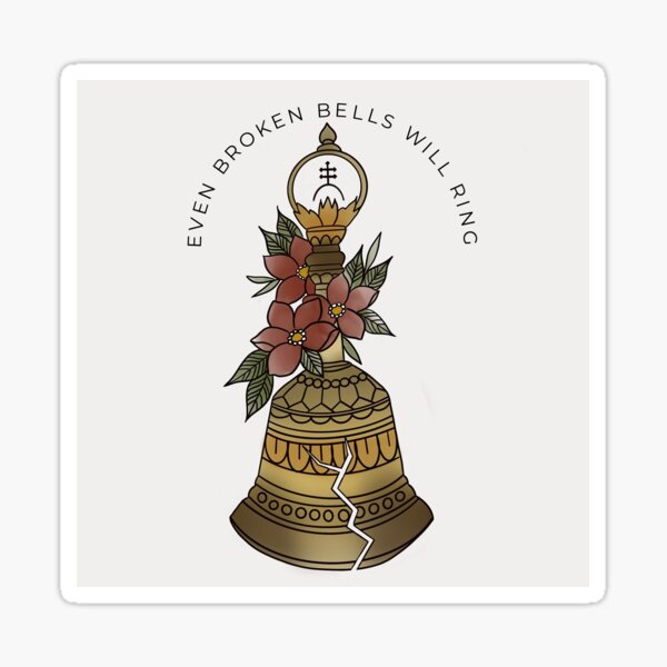 "broken bells greta van fleet " Sticker for Sale by Golddustkiszka ...