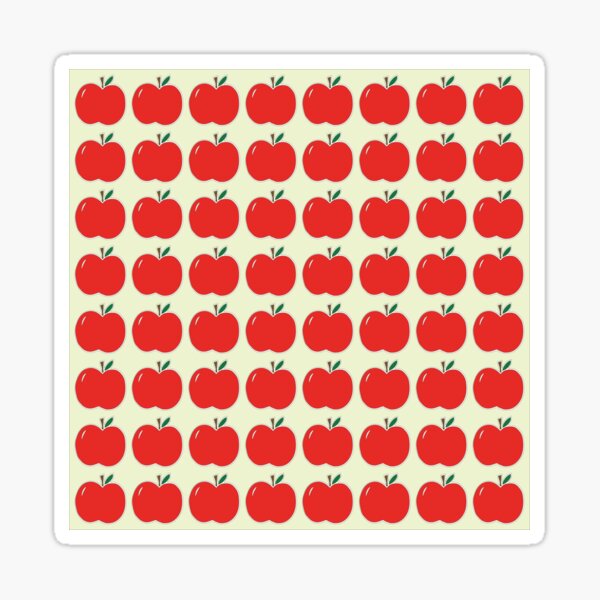"Apples" Sticker for Sale by natmdesigns | Redbubble