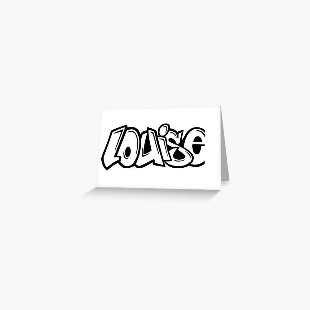 "Louise - Graffiti Name Design" Poster for Sale by NameThatShirt ...