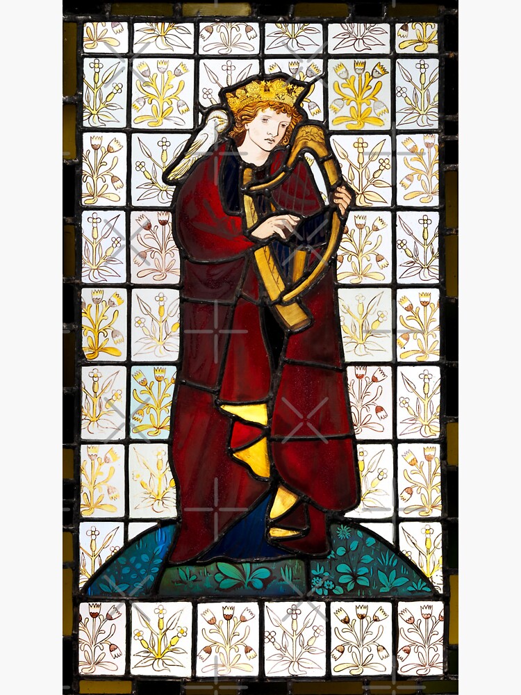 "King David the Poet | Sir Edward Burne-Jones | 1863" Sticker for Sale ...