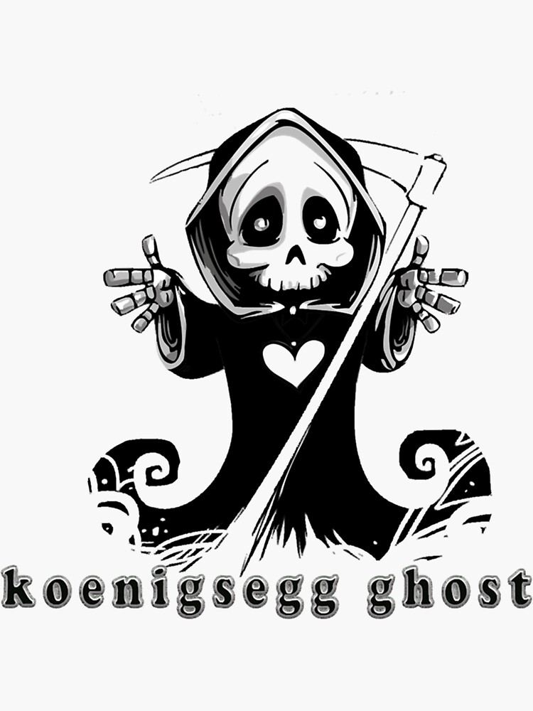 "koenigsegg ghost " Sticker for Sale by MarlarHous12 | Redbubble