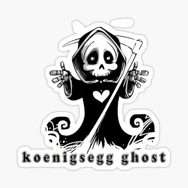 "koenigsegg ghost " Sticker for Sale by MarlarHous12 | Redbubble
