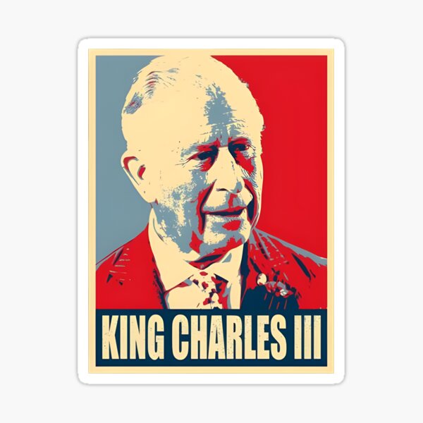 "king charles III" Sticker for Sale by EdelgarMartens | Redbubble
