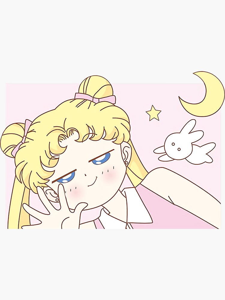 "sailor moon cute sleep" Sticker for Sale by SHIRLEYLEE21 | Redbubble