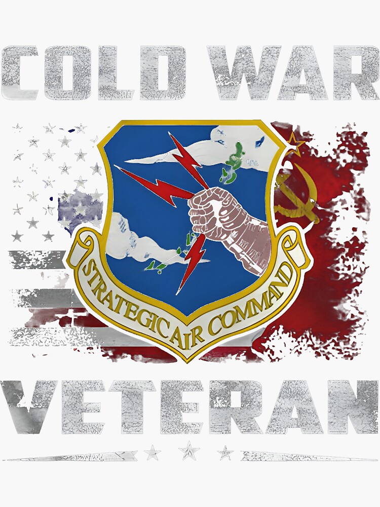 "" Cold war strategic air command veteran"" Sticker for Sale by NilLangenohl | Redbubble