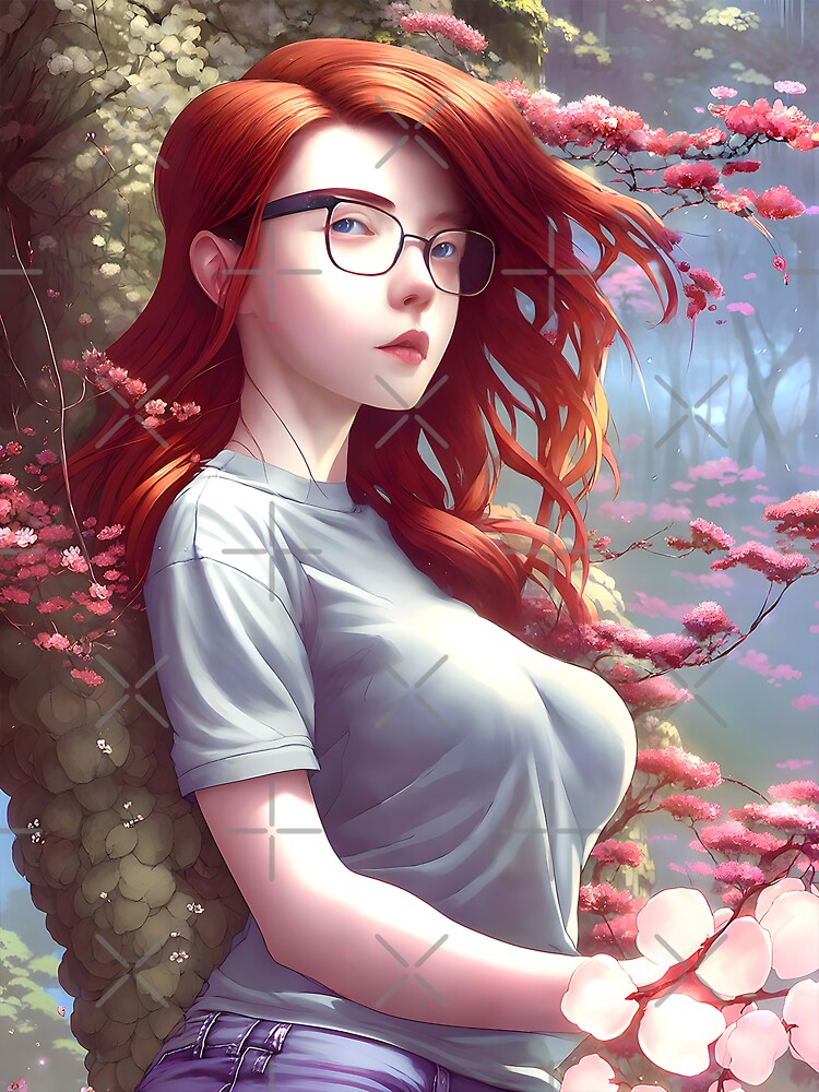 Girl Holding Sakura Flower Sticker For Sale By Artyamiyaz Redbubble