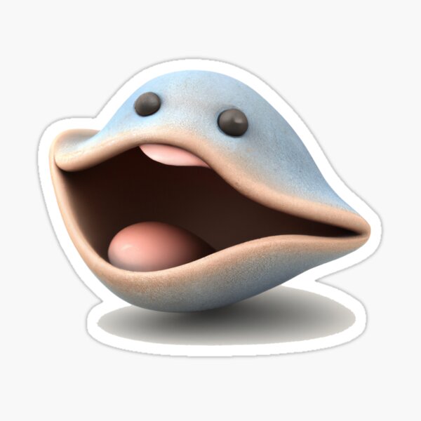 "3D rendering of a Happy Smiling Clam" Sticker for Sale by ...