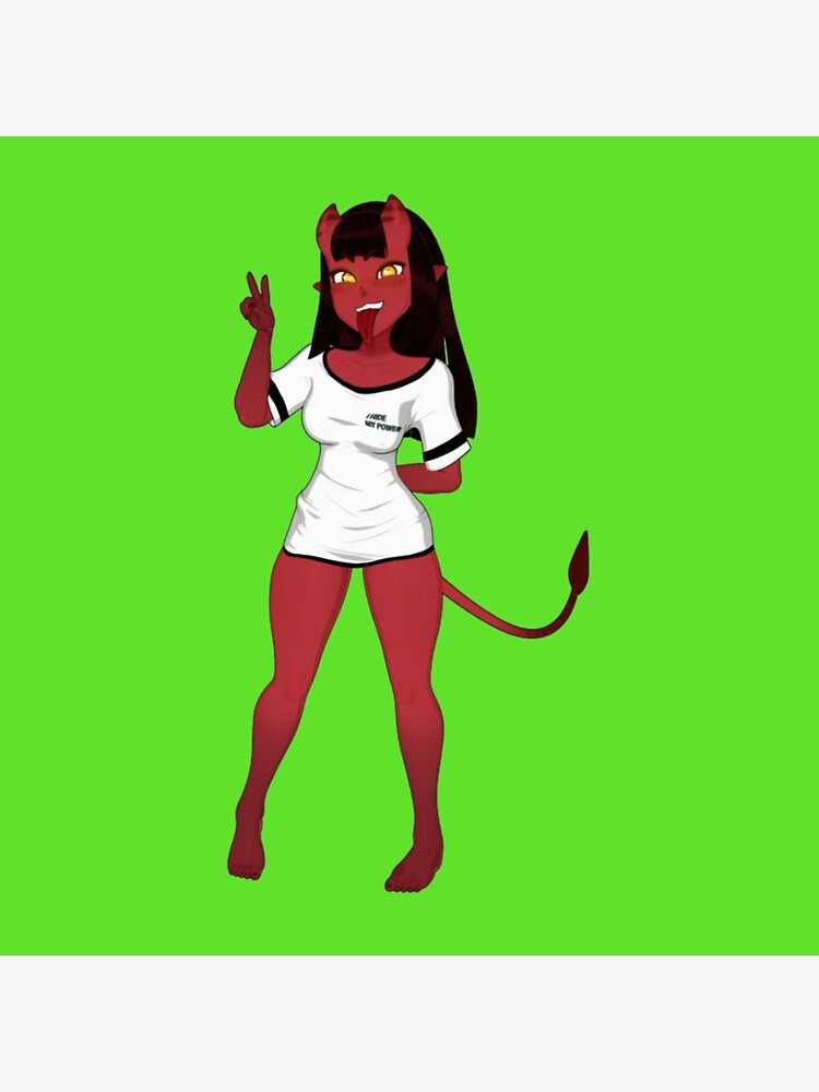 "Meru The Succubus cute girl" Art Board Print for Sale by GeovaGoodwin ...