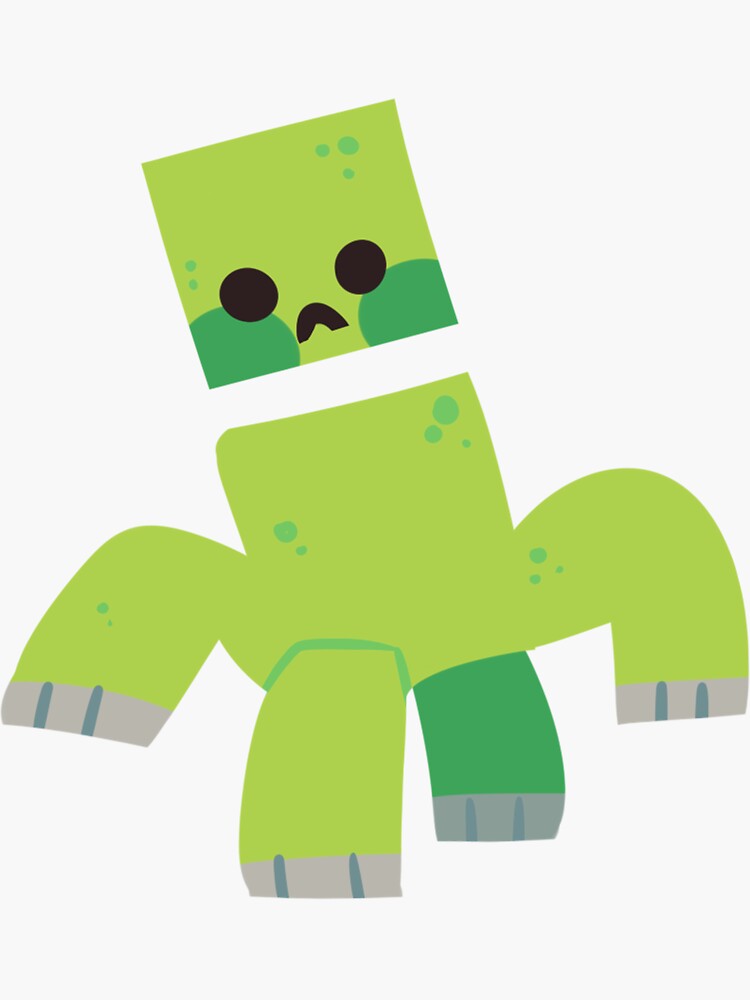 "Minecraft Creeper " Sticker for Sale by BridieRitchi | Redbubble