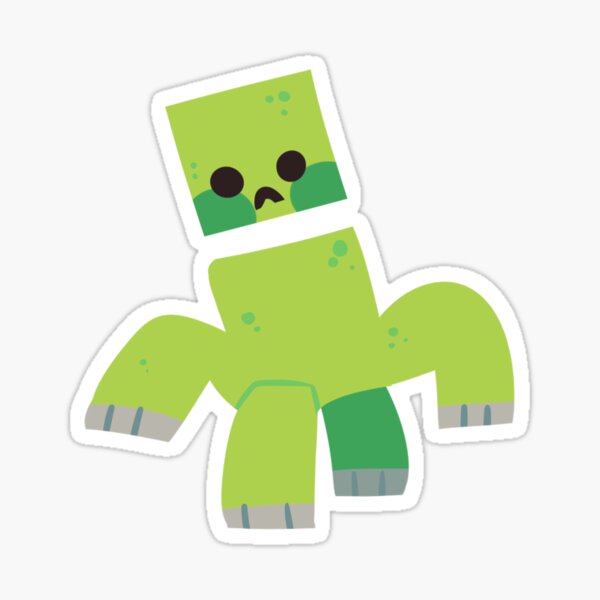 "Minecraft Creeper " Sticker for Sale by BridieRitchi | Redbubble