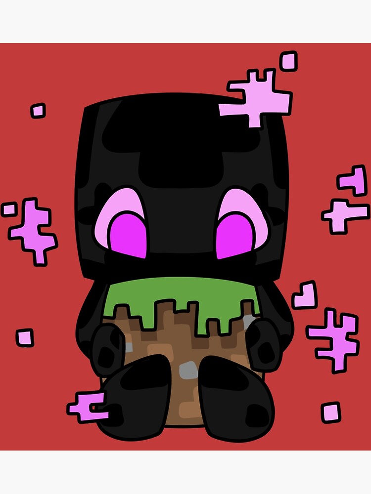 "Minecraft Enderman" Poster for Sale by SisterBecker | Redbubble