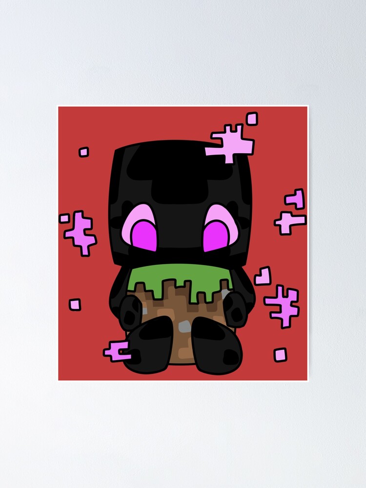 "Minecraft Enderman" Poster for Sale by SisterBecker | Redbubble