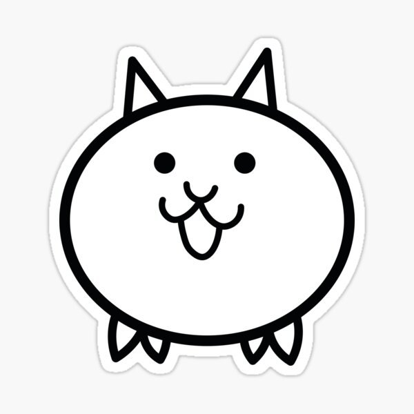 "Battle Cats" Sticker for Sale by RandomRovvly-B | Redbubble