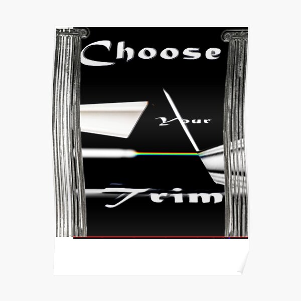 "Choose your Trim" Poster for Sale by TriForceDesign | Redbubble