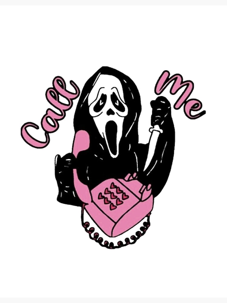 "Scream Call Me" Poster for Sale by Oak-Ivory | Redbubble